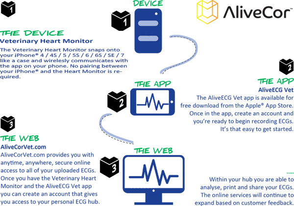 Woodley Equipment: Veterinary iPhone ECG Monitor