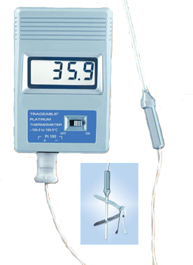 Woodley Equipment: -100°C digital thermometer