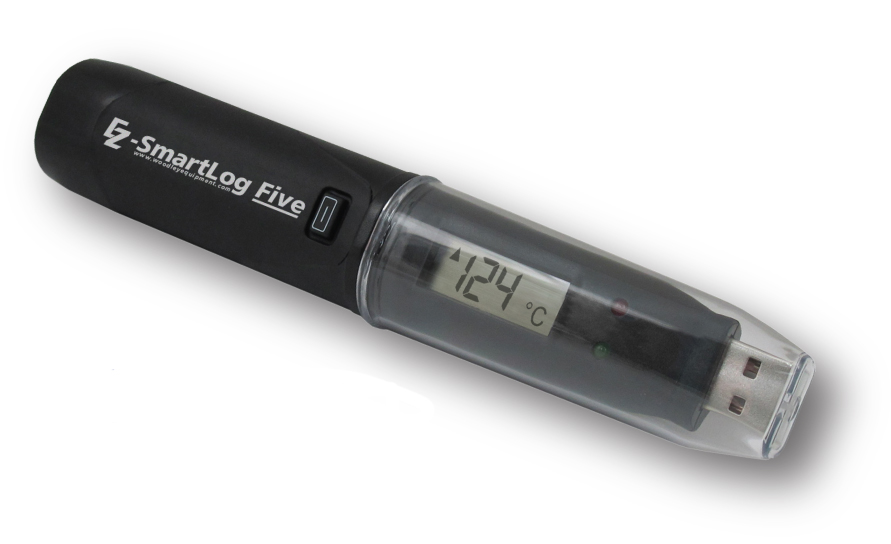 The EZ-SmartLog Five Thermocouple temperature data logger with USB ...