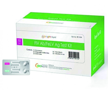 Woodley Equipment: Anigen FIV Ab/FeLV Ag Rapid Diagnostic Test